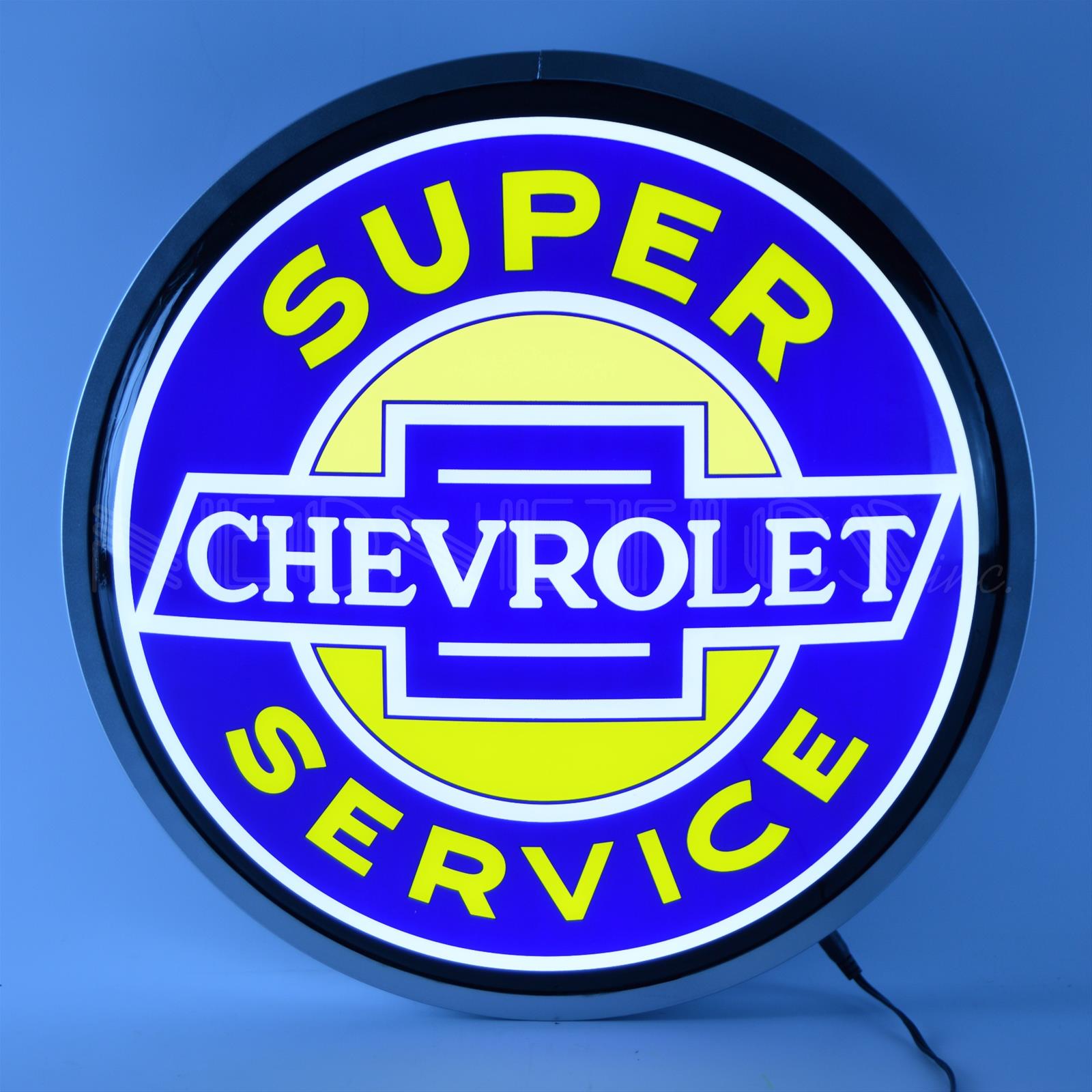 Chevrolet Super Service LED Sign | THE MANCAVE GARAGE