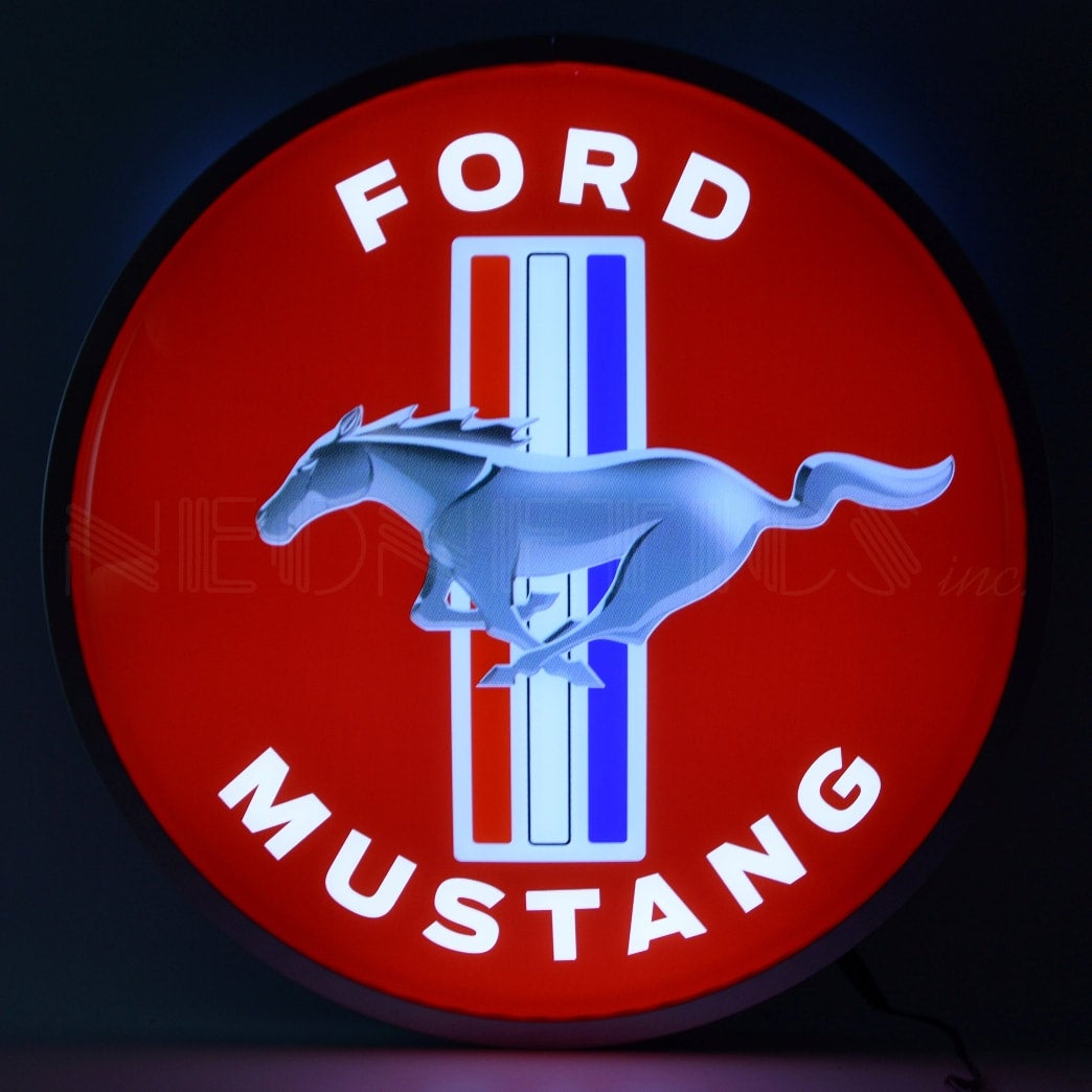 Ford Mustang LED Sign | THE MANCAVE GARAGE
