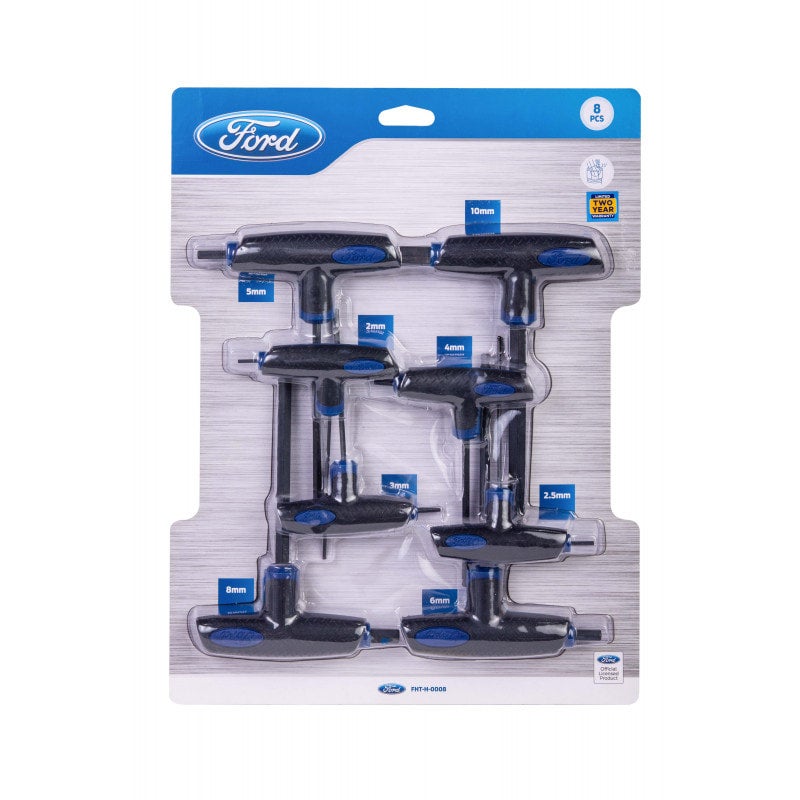 Ford Tools T-Handle Ball Point 8PC Set Metric | THE MANCAVE GARAGE