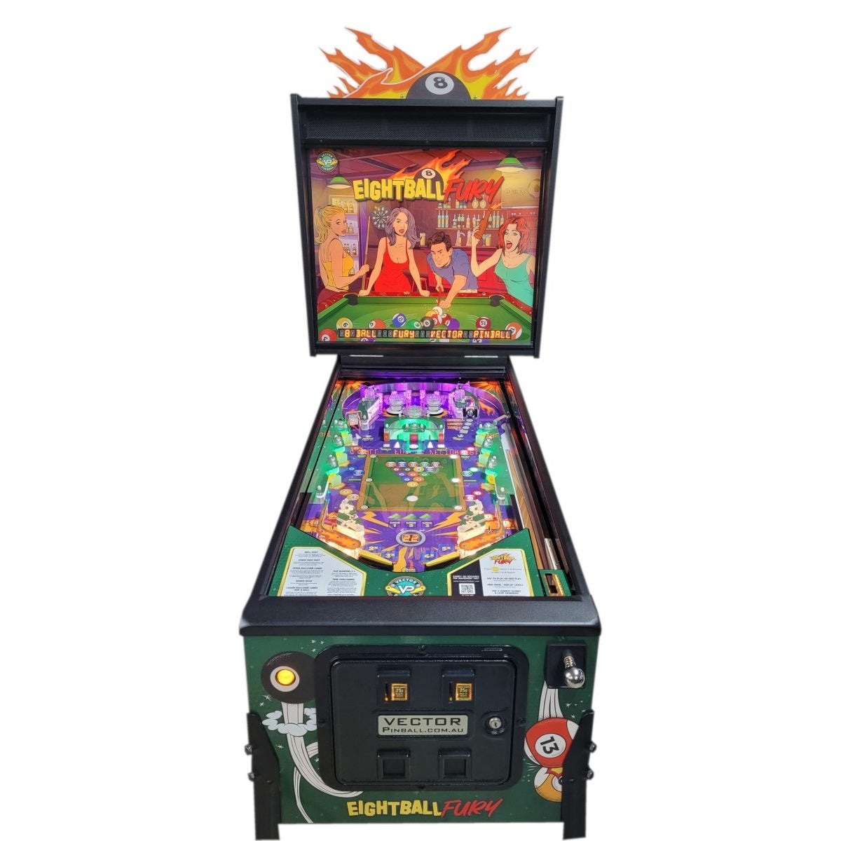 Eight Ball Fury Pinball Machine | THE MANCAVE GARAGE