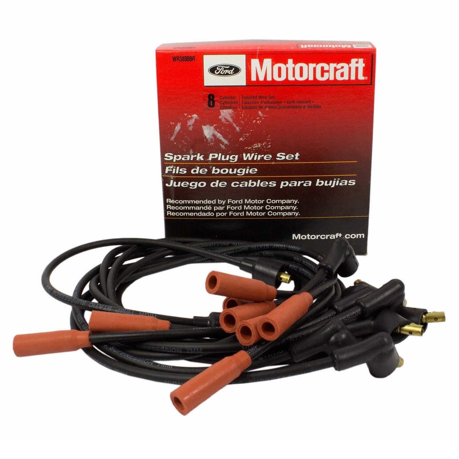 Genuine Motorcraft Cleveland Spark Plug Wire Set Straight Coil Boot ...