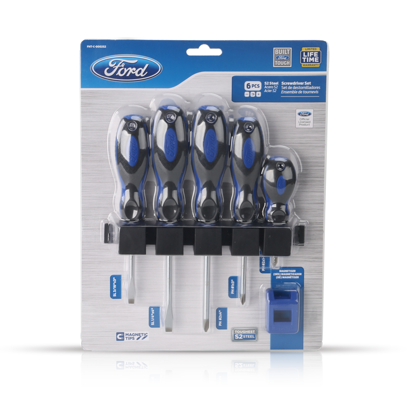 Ford Tools Screwdriver 6PC Set | THE MANCAVE GARAGE