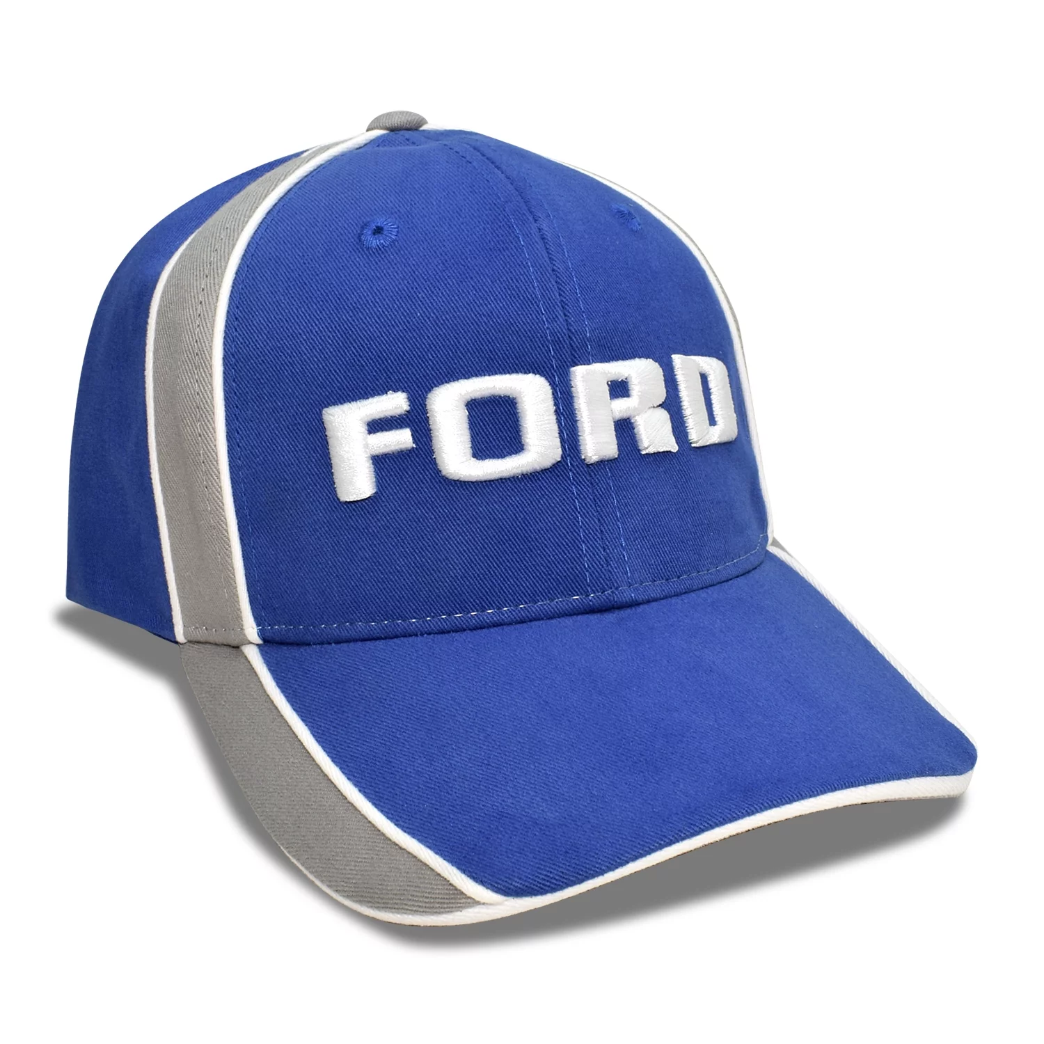 Ford Bold Logo Blue and Grey Cap | THE MANCAVE GARAGE