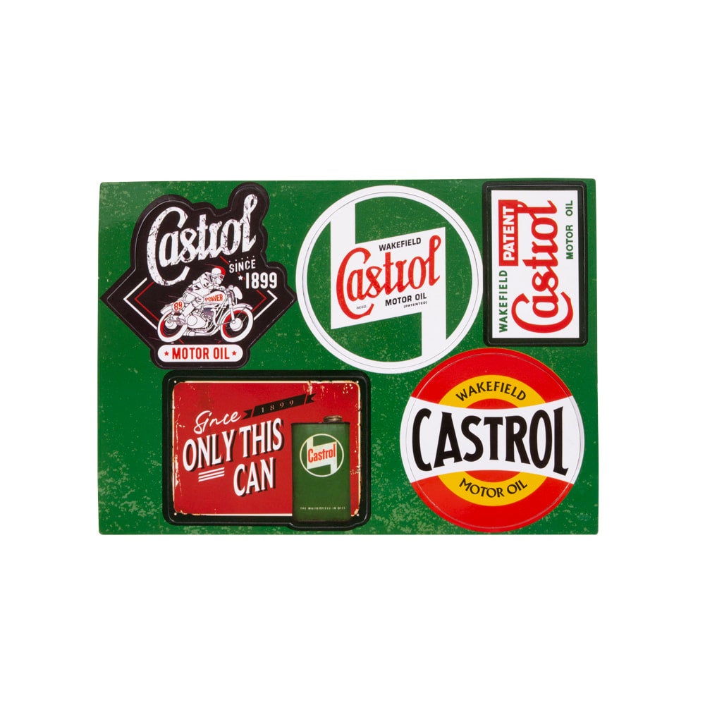 Castrol Retro Magnet Sheet | THE MANCAVE GARAGE