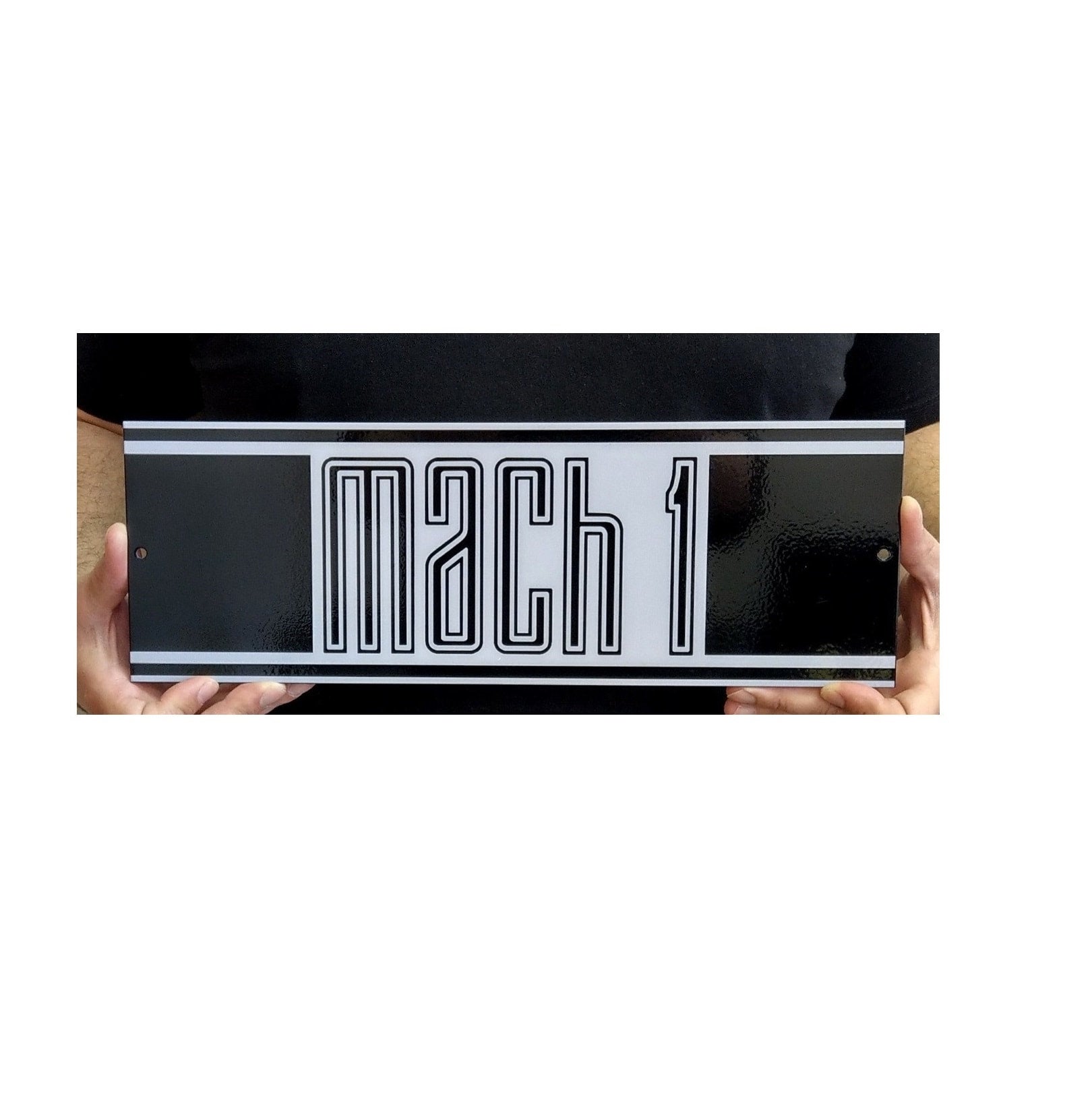 2021 MUSTANG MACH 1 LOGO METAL SIGN | THE MANCAVE GARAGE