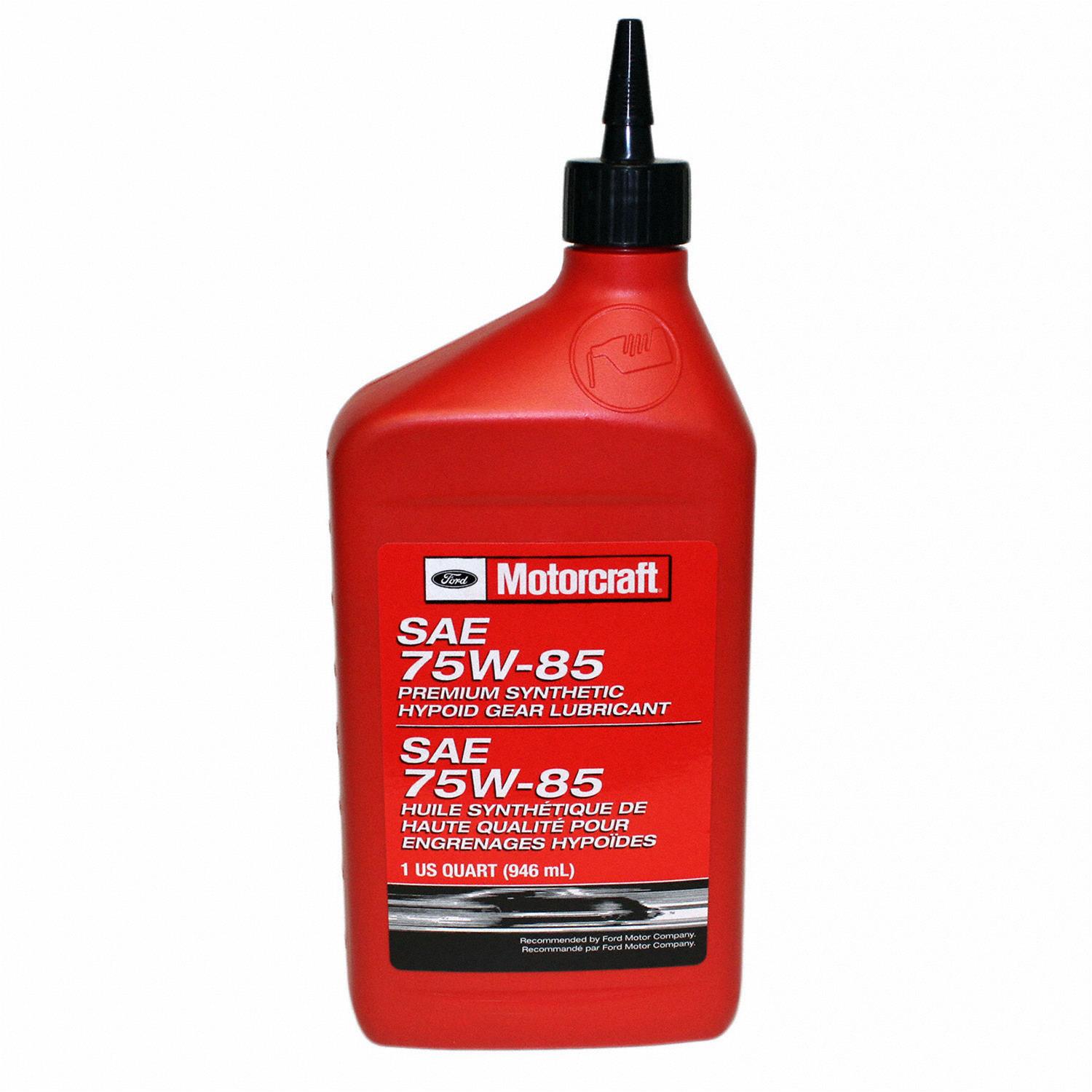 Motorcraft SAE 75W-85 Mustang Axle Premium Synthetic Hypoid Gear Oil ...