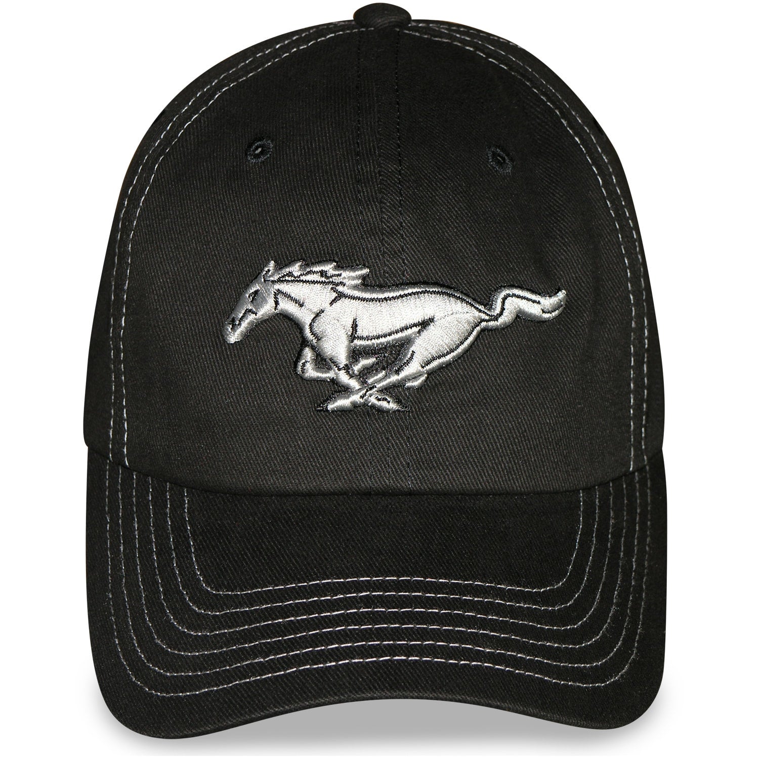 Ford Mustang Black Pony Cap | THE MANCAVE GARAGE
