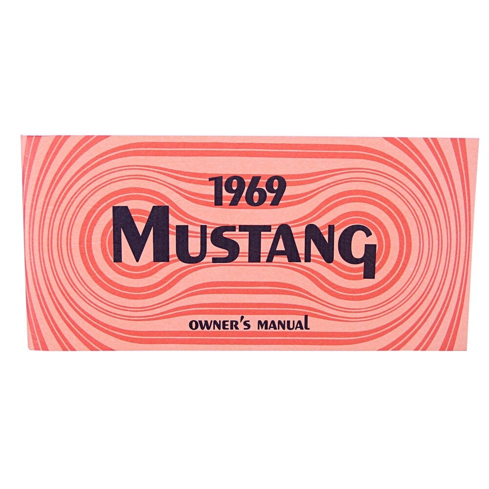 Officially Licensed Ford Mustang 1969 Owner's Manual | THE MANCAVE GARAGE